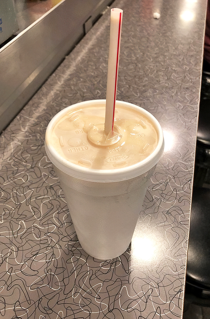 The milkshake thick enough to require serious straw commitment &ndash; worth the effort and the brain freeze that inevitably follows.