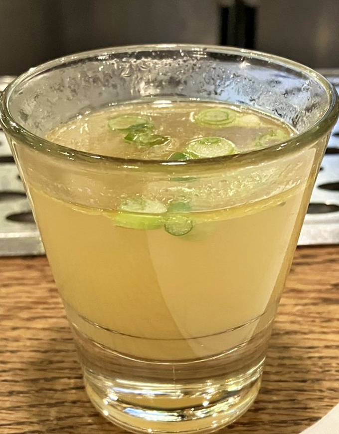 Fresh clam juice served the old-fashioned way, because some traditions deserve unwavering respect and preservation.