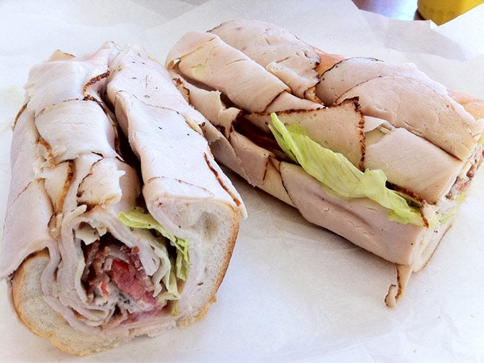 Turkey sandwich artistry &ndash; where each ingredient knows its role and plays it perfectly. The bread-to-filling ratio here deserves a standing ovation.