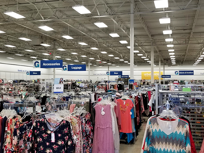 Rack after glorious rack of possibilities—where your next favorite outfit is hiding between "just browsing" and "must have immediately."