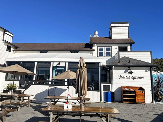 The Coastal Kitchen's outdoor seating area practically whispers, "Order the fish tacos and stay awhile." Your office emails can definitely wait.