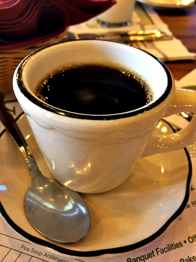 Sometimes the simplest pleasures are the most profound &ndash; a sturdy mug of hot coffee, the perfect companion for contemplating your next highway adventure.