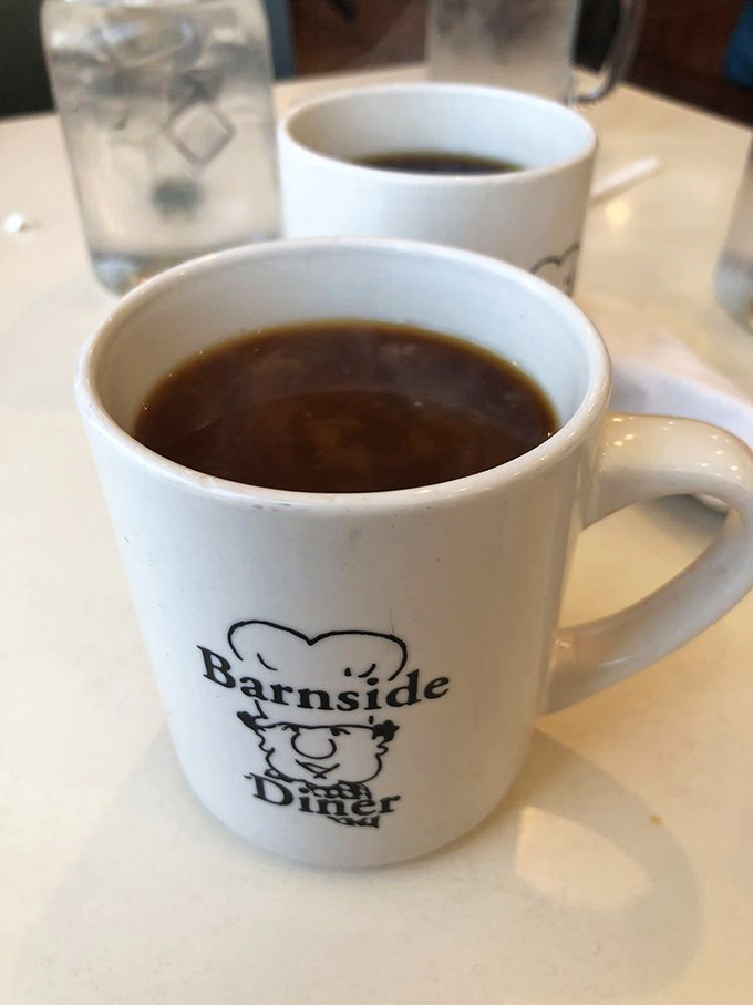 That first sip of diner coffee&mdash;strong, honest, and served in a mug that feels like an old friend welcoming you back. 