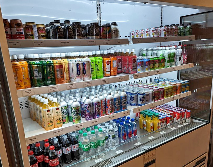 The beverage case at Belle's is like the United Nations of refreshment&mdash;Japanese sodas rubbing shoulders with American classics.