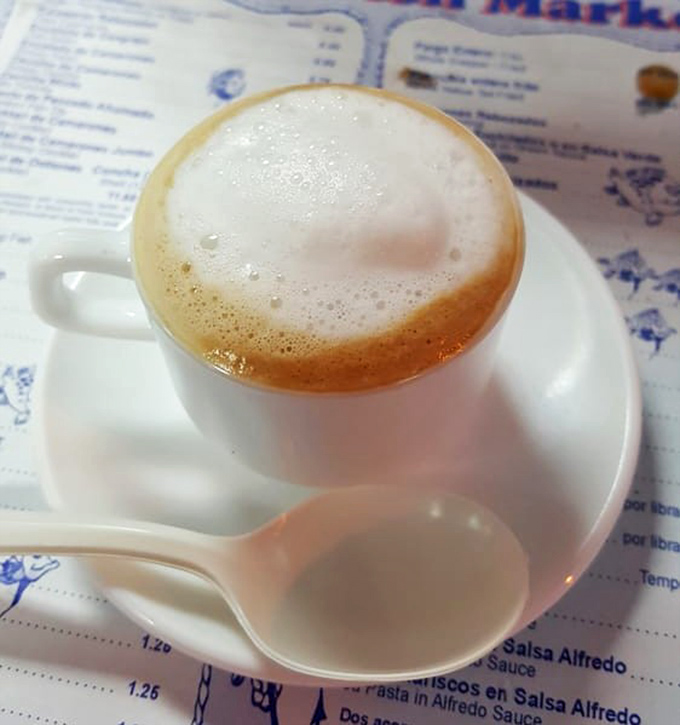The cortadito: Cuba's gift to coffee lovers everywhere, offering the perfect sweet finale to a seafood feast or the ideal morning eye-opener.