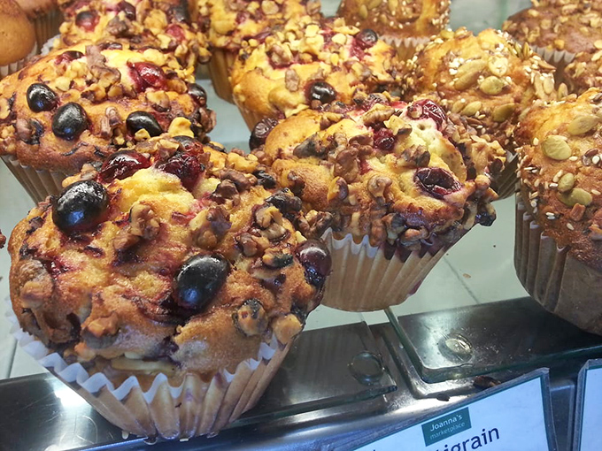 These muffins aren't just baked goods—they're morning motivation. Studded with cranberries and nuts, they make alarm clocks almost bearable.