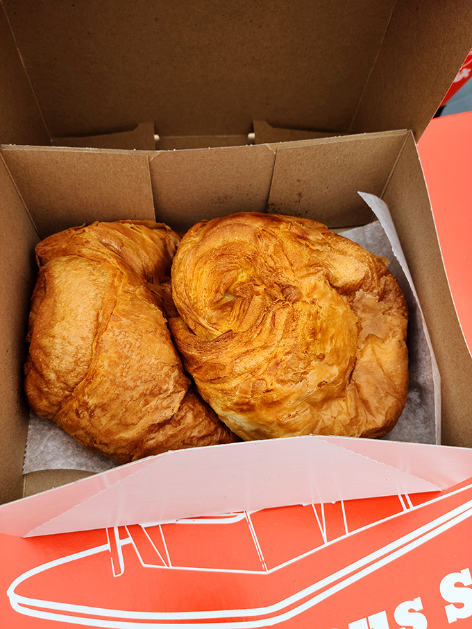 Golden croissants that would make a French baker tip their beret in respect. Flaky on the outside, pillowy within &ndash; magnifique!