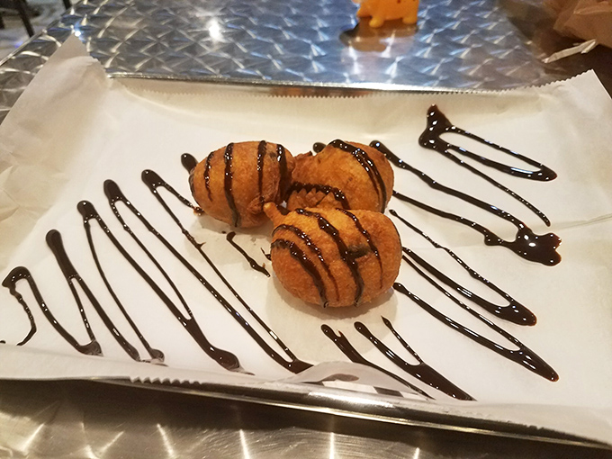 Deep-fried Oreos drizzled with chocolate&mdash;because sometimes dessert should be as indulgent as the main course. Diet starts tomorrow!