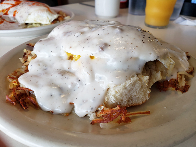 Gravy-covered goodness that answers the eternal question: "What if everything on my plate became friends under a warm blanket?"