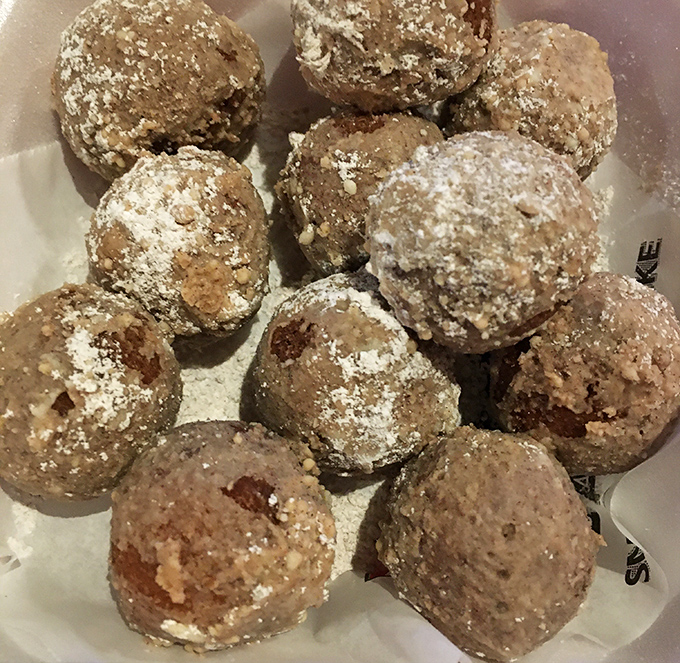 Donut holes that look like they've been dusted with barbecue fairy dust &ndash; the perfect sweet counterpoint after a savory smoke session.