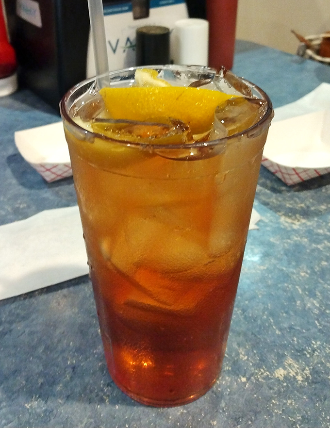Sweet tea so perfectly amber it could be mistaken for liquid sunshine. The unofficial state beverage pairs perfectly with anything fried.