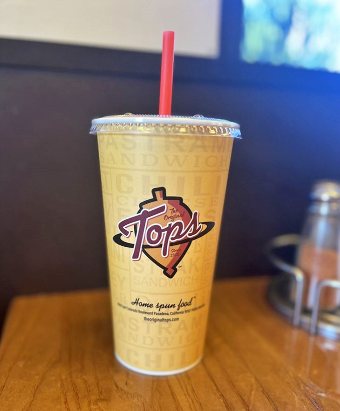The Orange Bang in its natural habitat &ndash; that mysteriously delicious SoCal drink that defies categorization but demands devotion.