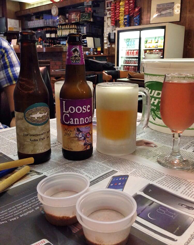 Cold beer and newspaper-covered tables&mdash;the unofficial uniform of Maryland crab feasting. Dogfish Head meets blue crab in perfect harmony.