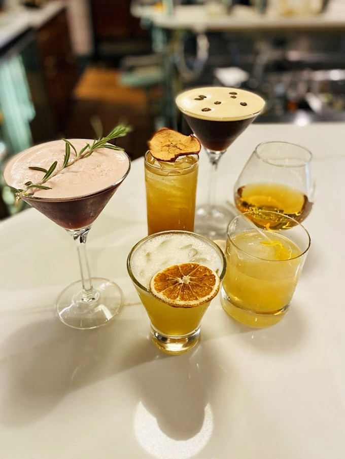 Cocktails at Creed's aren't just drinks&mdash;they're liquid works of art that happen to make your dinner conversation wittier.