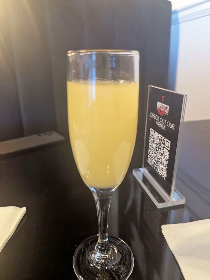 Brunch without bubbles is just a sad late breakfast. This mimosa brings sunshine to your table, even on cloudy Georgia days.
