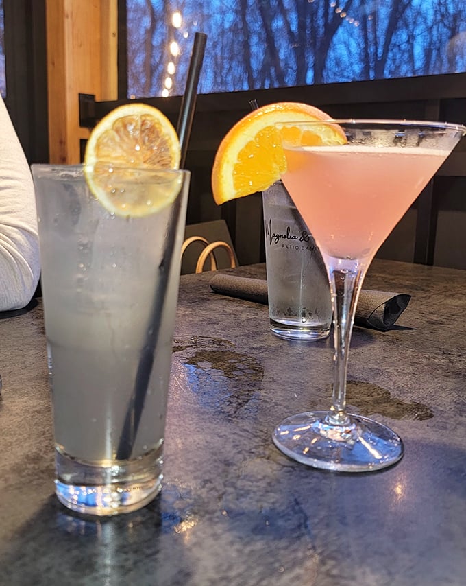 Cocktails that make you wonder why you ever settled for just beer. That pink martini isn't just a drink, it's an entire mood.