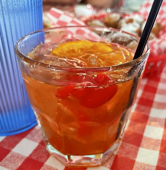 An old fashioned that tastes like liquid nostalgia. The perfect companion for stories about "the good old days."