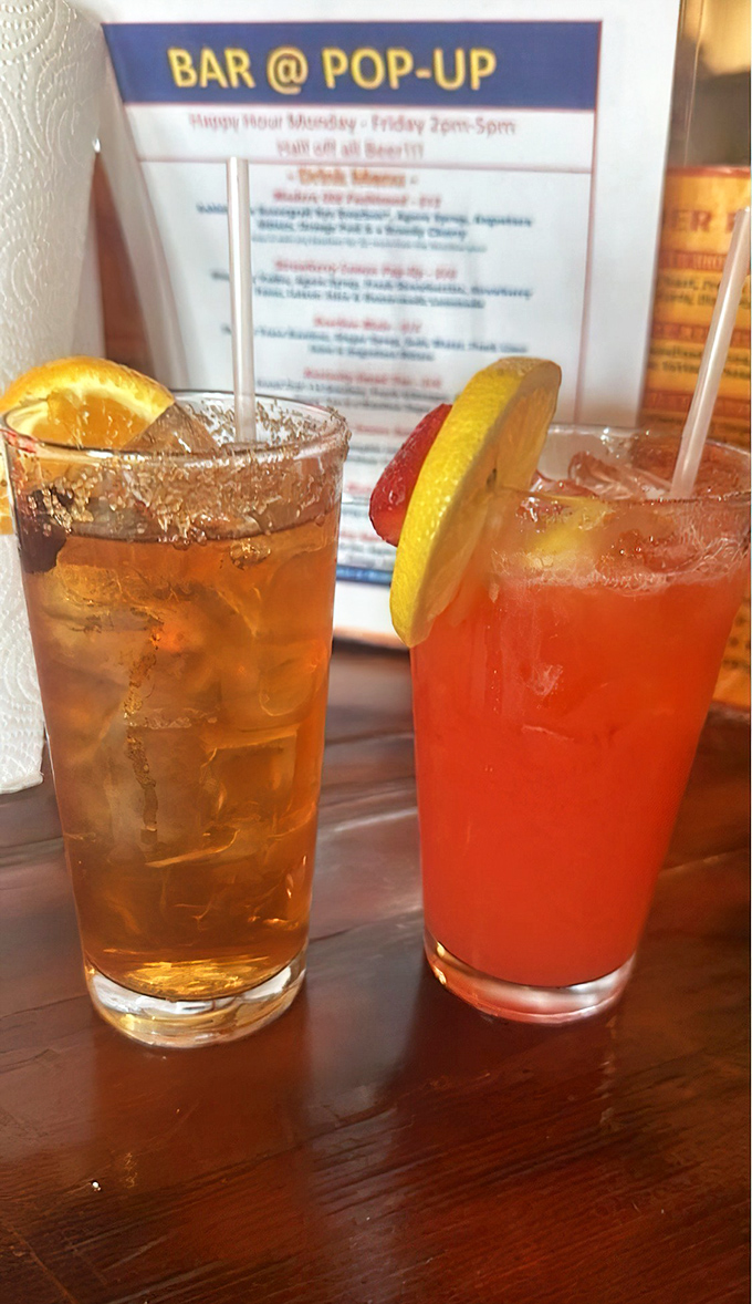 Even the beverages here know they're supporting something special &ndash; liquid courage for spice adventures.