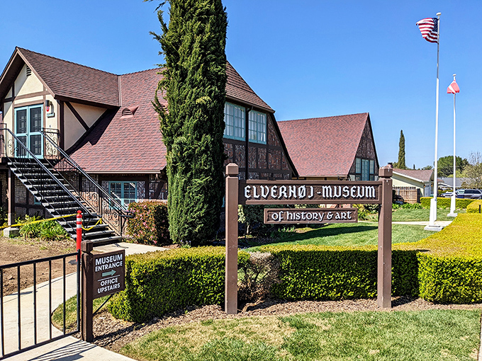 The Elverh&oslash;j Museum houses Danish-American history in a building that looks like it was plucked straight from a European postcard.
