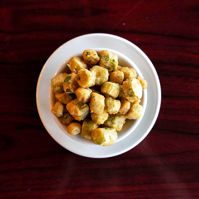 Little nuggets of Southern gold &ndash; this fried okra could convert even the most stubborn vegetable skeptics into true believers.