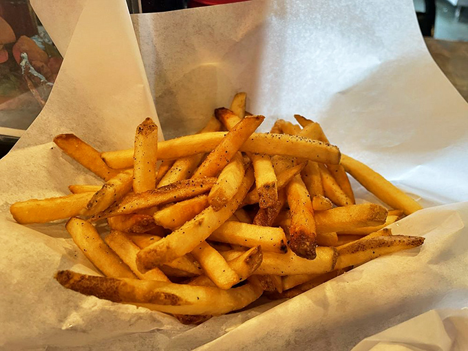 These aren't just french fries&mdash;they're potato perfection sticks with the ideal balance of exterior crispness and fluffy interior. Worth every calorie.