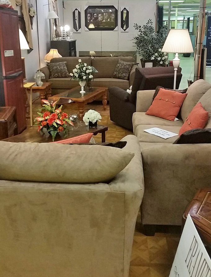 Living room vignettes staged with such care you'll want to sit down and stay awhile. Home sweet temporary showroom.
