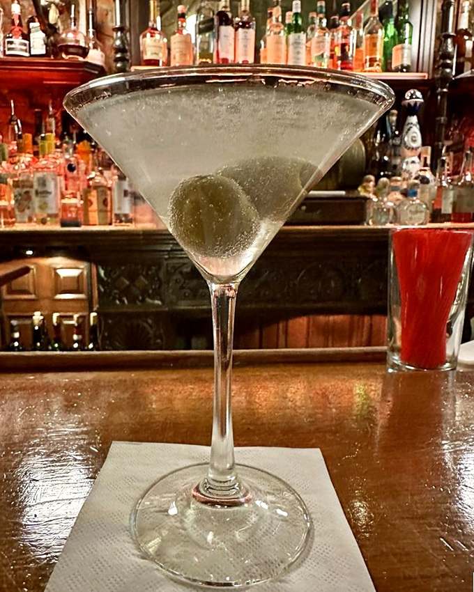 A martini so pristine it makes James Bond's "shaken not stirred" preference seem like amateur hour.