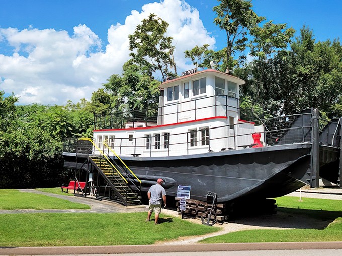 The H.T. Pott riverboat reminds us that before highways crisscrossed America, our rivers were the original superhighways.
