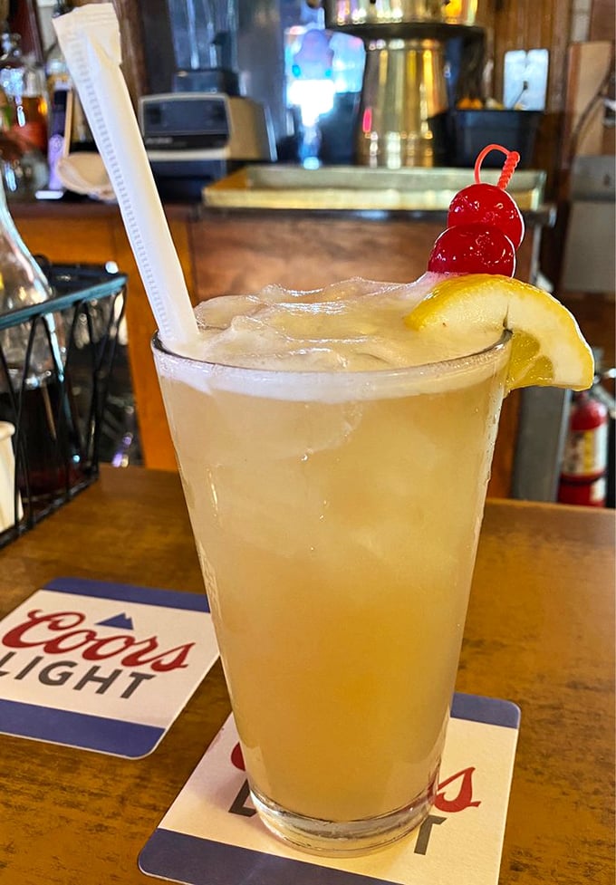 The "Hippie Juice" cocktail brings vacation vibes to landlocked Ohio. One sip and you might start believing you're on a beach somewhere.