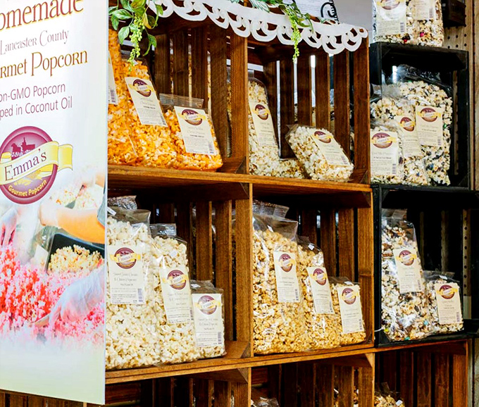 Fresh popcorn adds that perfect salty-sweet balance to complement your inevitable sugar rush adventure.