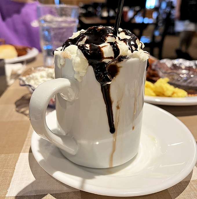 Hot chocolate transformed into art &ndash; because sometimes dessert needs to make a grand entrance.