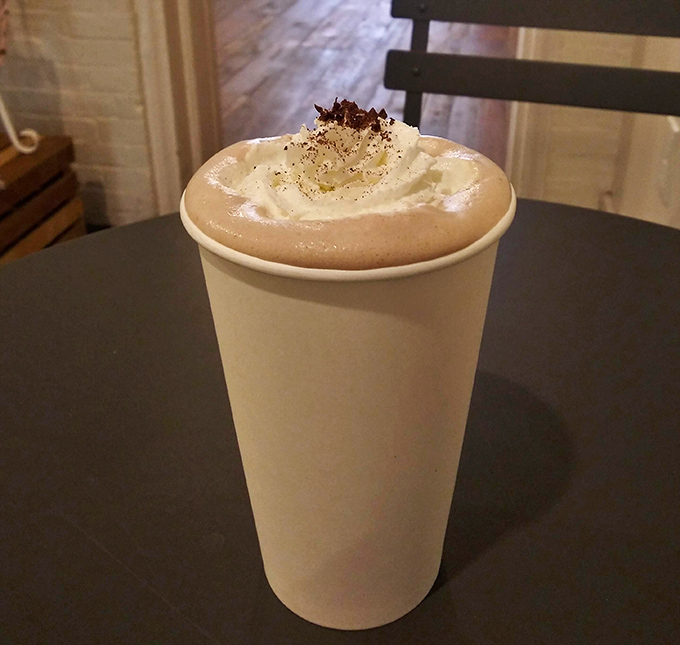 Hot meets cold in this cup of pure comfort. The whipped cream crown makes this drink feel like royalty in the beverage kingdom.