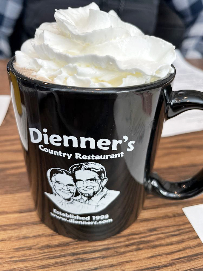 A mug of hot chocolate crowned with a mountain of whipped cream&mdash;winter's perfect antidote and summer's guilty pleasure.
