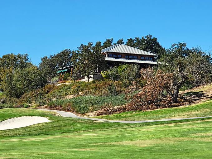 Hunter Ranch Golf Course offers emerald fairways against golden hillsides &ndash; where duffers can work up a thirst for post-round wine tasting.