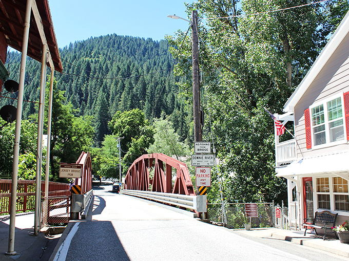 Jersey Bridge connects more than just riverbanks&mdash;it's a portal between modern California and a simpler time when red iron meant progress.