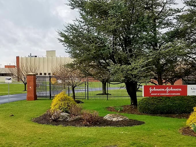Even corporate America couldn't resist Lititz's charms. Johnson & Johnson's facility blends into the landscape like a well-placed Band-Aid on nature's minor scrape.
