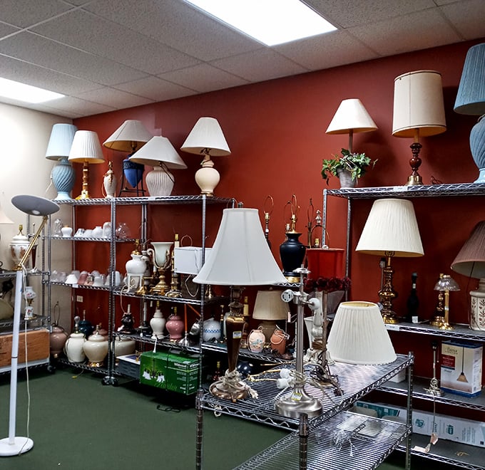 Lamp heaven or lighting purgatory? Either way, these illuminating treasures are waiting to brighten corners and lighten wallets simultaneously.
