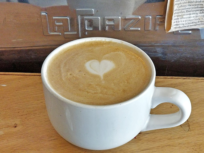 A latte with heart &ndash; literally and figuratively &ndash; proving that sometimes the simplest pleasures are the ones worth driving across town for.