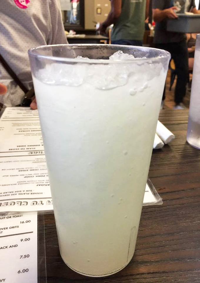 A tall glass of refreshment that looks like liquid sunshine. Nothing cuts through a rich Southern breakfast quite like this icy, homemade palate cleanser.