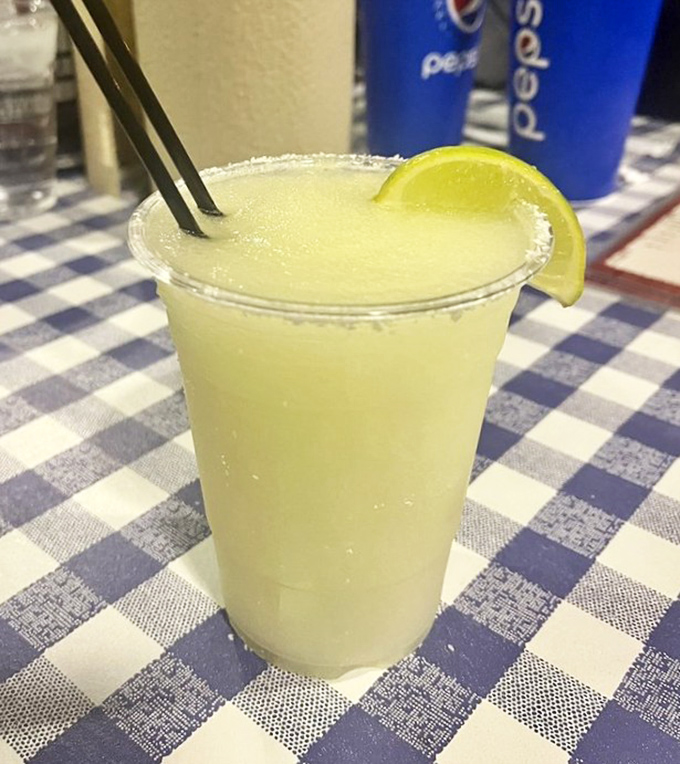 Nothing cuts through BBQ richness like this frosty margarita. The lime isn't garnish&mdash;it's essential equipment.