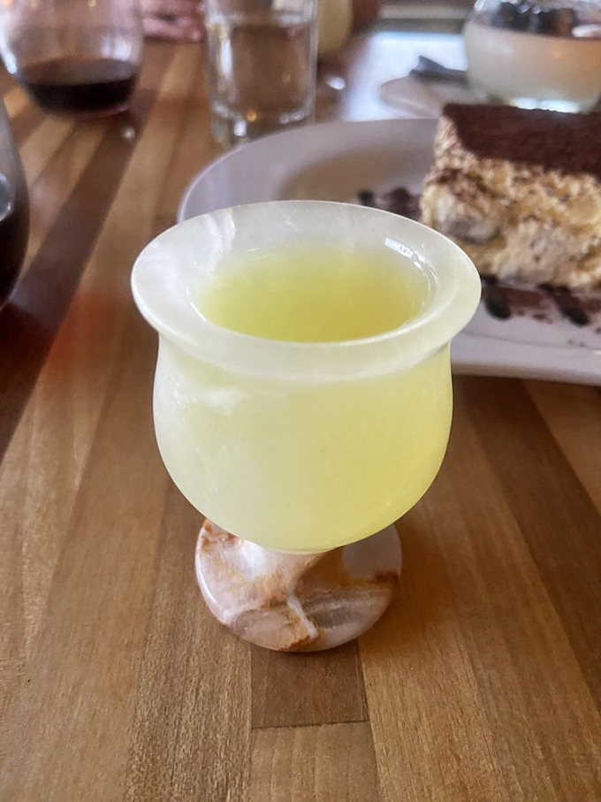 Sunshine in a glass! This limoncello shot waits patiently to cleanse your palate&mdash;or kickstart your evening&mdash;with bright citrus punch.