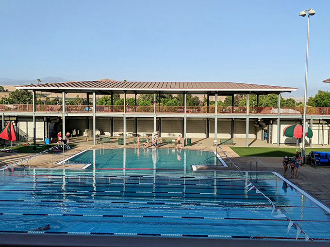 The Lindsay Wellness Center's Olympic-sized pool proves retirement doesn't mean slowing down. Morning lap swimmers here have better cardiovascular health than people half their age.