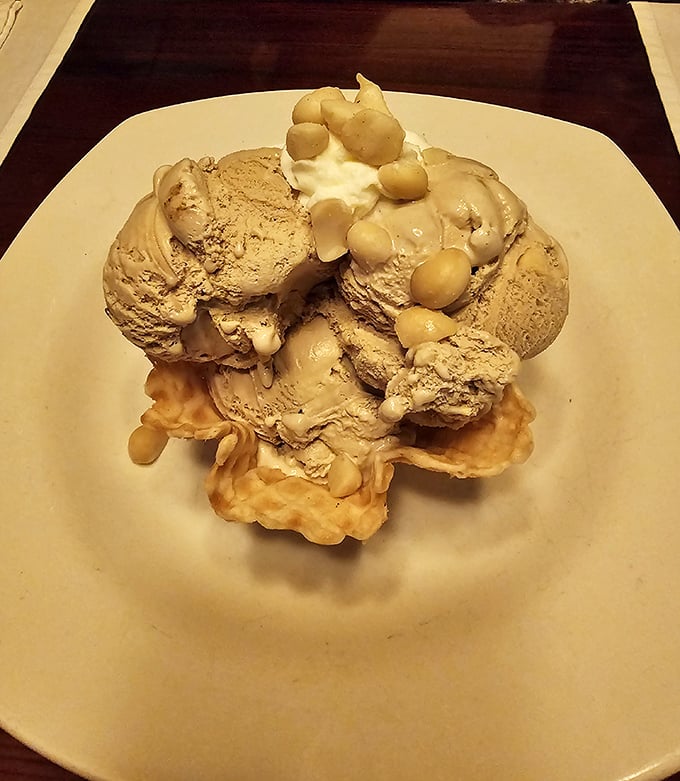 The Macadamia Nut Sundae doesn't just satisfy a craving &ndash; it creates a new standard for what ice cream can achieve in this world.