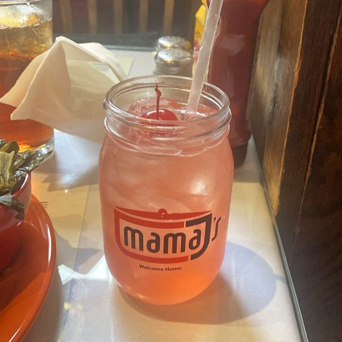 When life gives you lemons, hope they end up in Mama J's pink lemonade&mdash;served in a mason jar because some traditions just make sense.