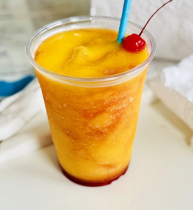 Sunshine in a glass with a cherry on top. This mango daiquiri doesn't just quench thirst&mdash;it tells time: it's officially vacation o'clock.