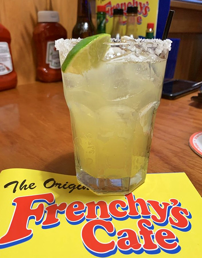 A margarita that means business &ndash; no umbrella needed when the lime and tequila are doing all the talking.