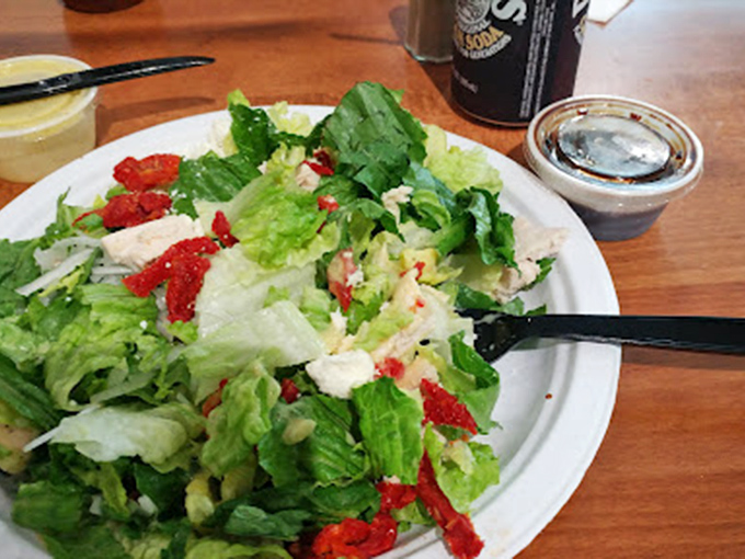 A salad that doesn't feel like punishment! Fresh greens, roasted red peppers, and feta make healthy eating something you'll actually look forward to.