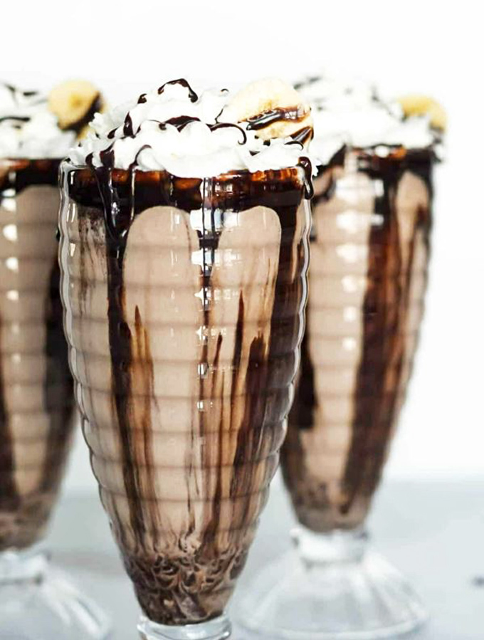 These chocolate milkshakes aren't just thick&mdash;they're the kind that make your straw stand at attention while your willpower waves the white flag.