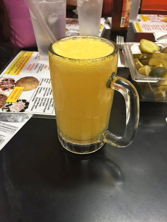Liquid sunshine in a mug: their fresh-squeezed orange juice could brighten even the gloomiest Chesapeake morning.