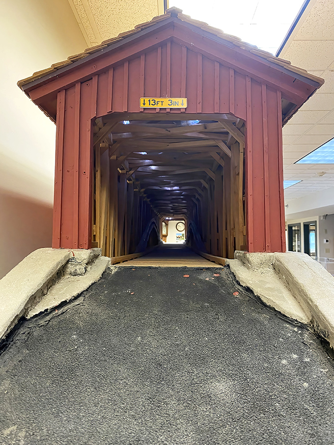 This miniature model captures the bridge's essence in surprising detail&mdash;proof that even scaled down, great architecture maintains its power to impress.